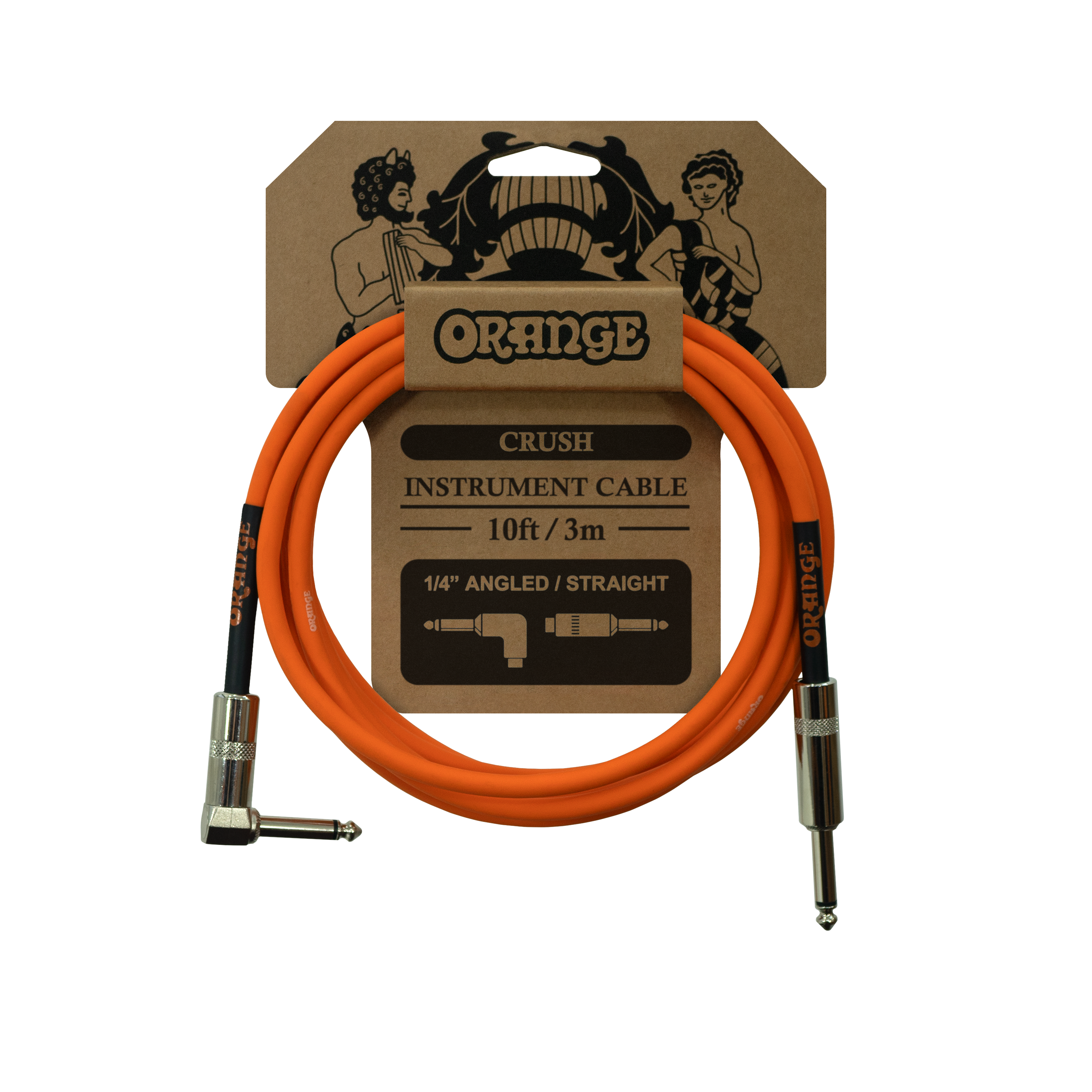 10ft Instrument Angled Cable – Orange Music Electronic Co Ltd