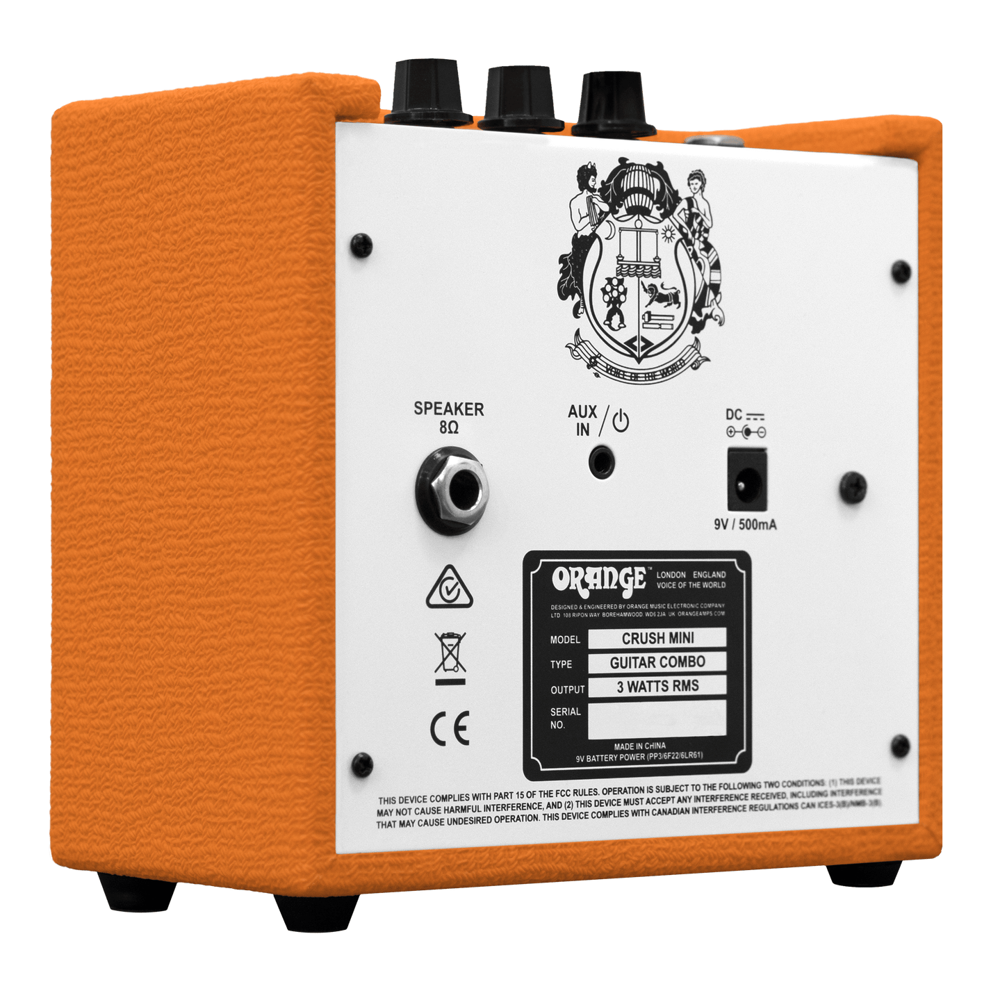 Orange Crush Mini – 3W portable practice amp – Orange Music Electronic ...