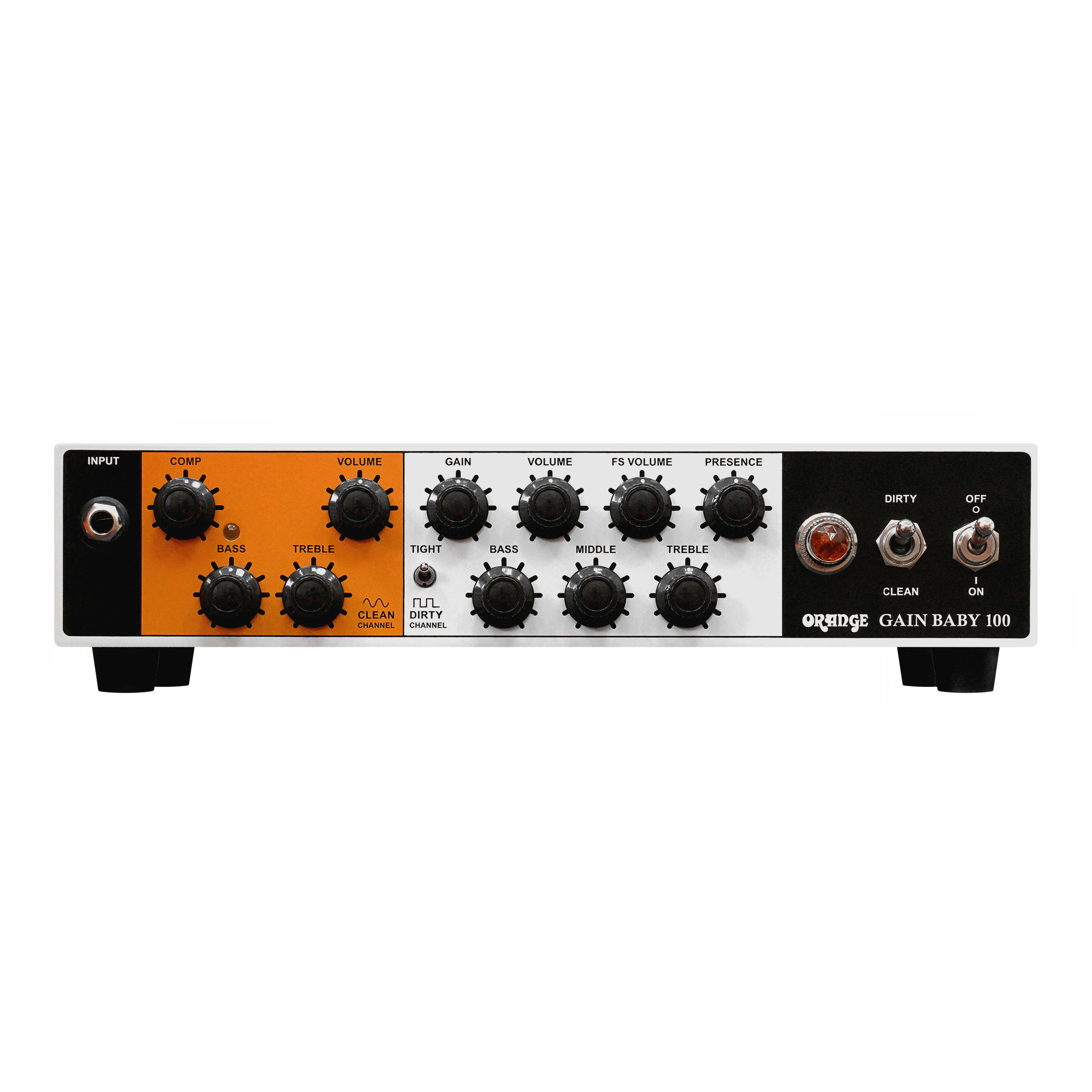 Orange Gain Baby 100 | 100 W Rackmount High-Gain Amp – Orange Music ...