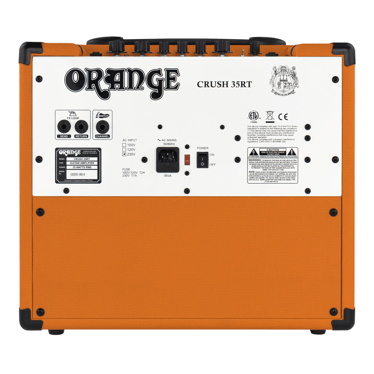 Orange Crush 35RT – 35W Analogue Combo Amp with reverb and tuner ...