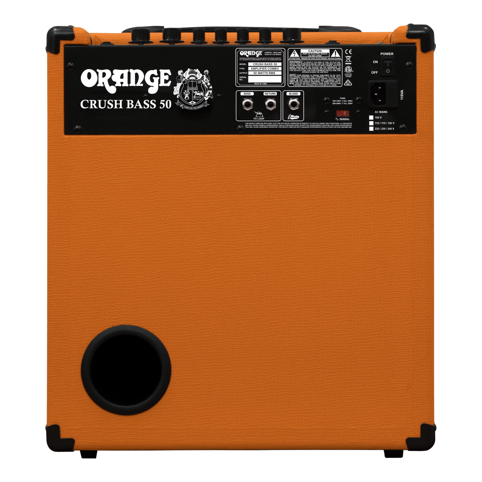 Orange Crush Bass 50 – 50-Watt combo bass amp – Orange Music Electronic ...