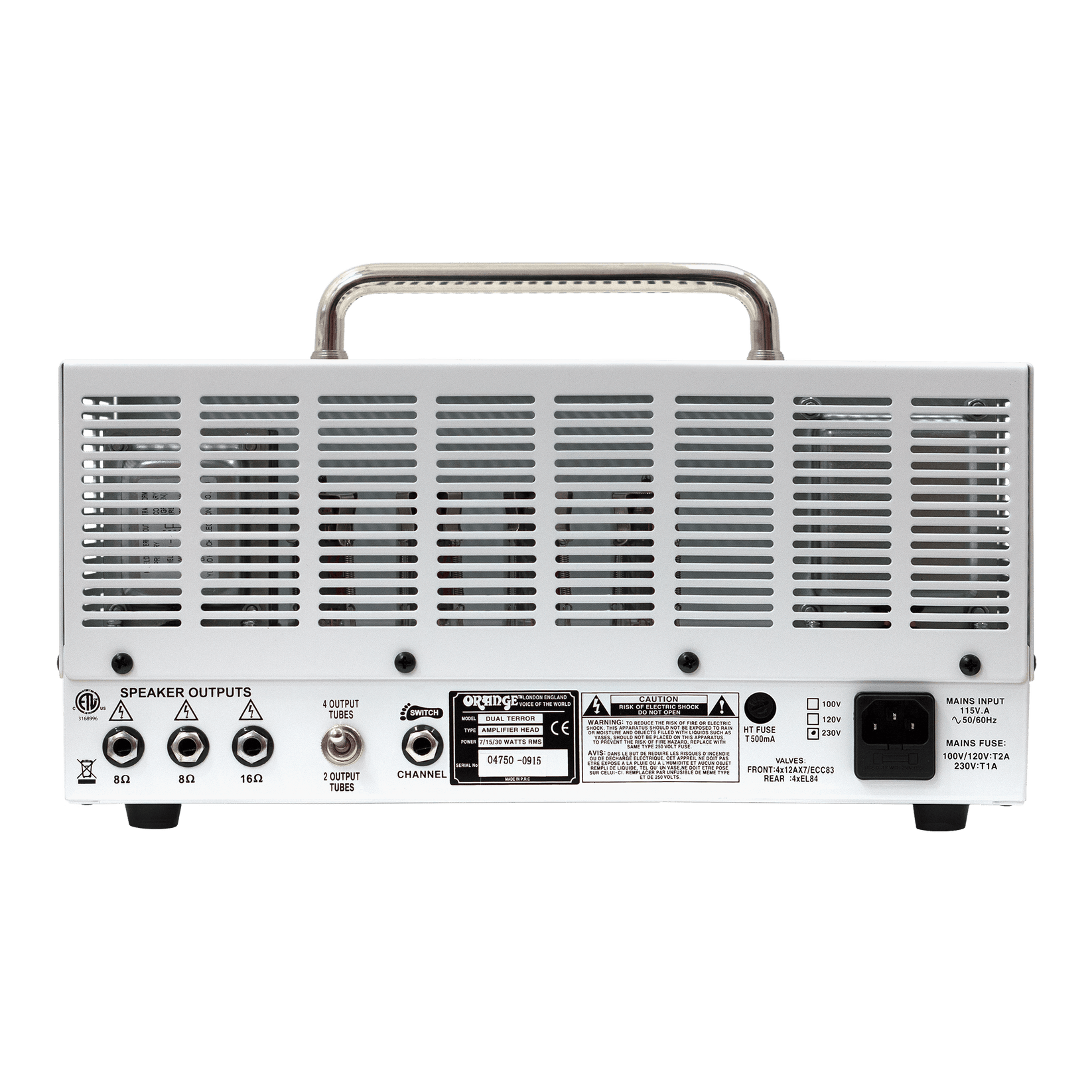 Orange Dual Terror | Twin-Channel 30W Valve Amp Head – Orange Music ...