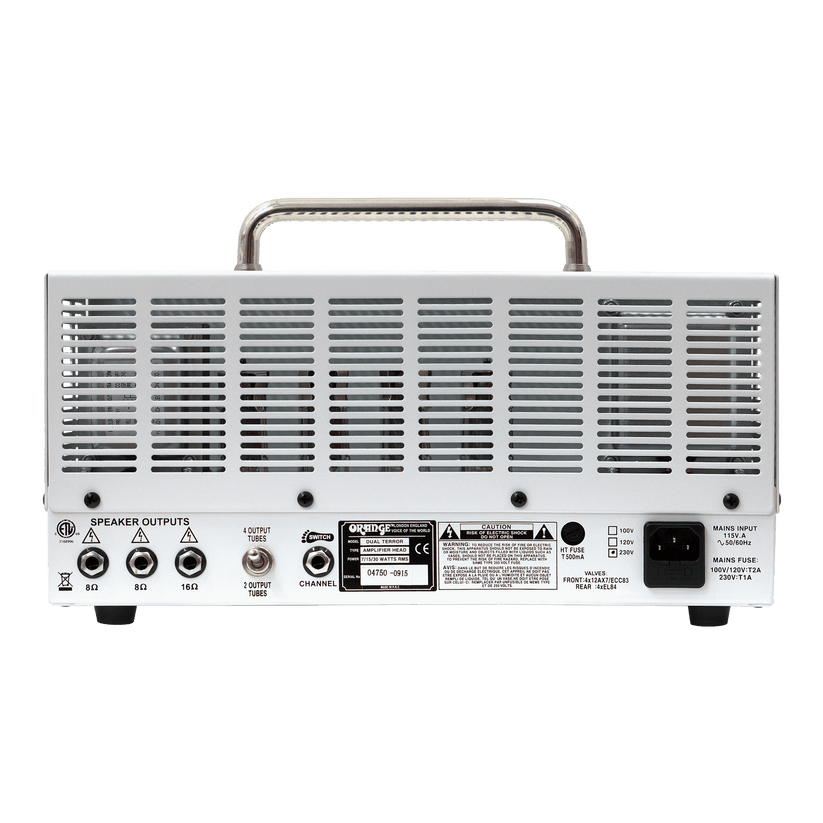 Orange Dual Terror | Twin-Channel 30W Valve Amp Head – Orange Music ...
