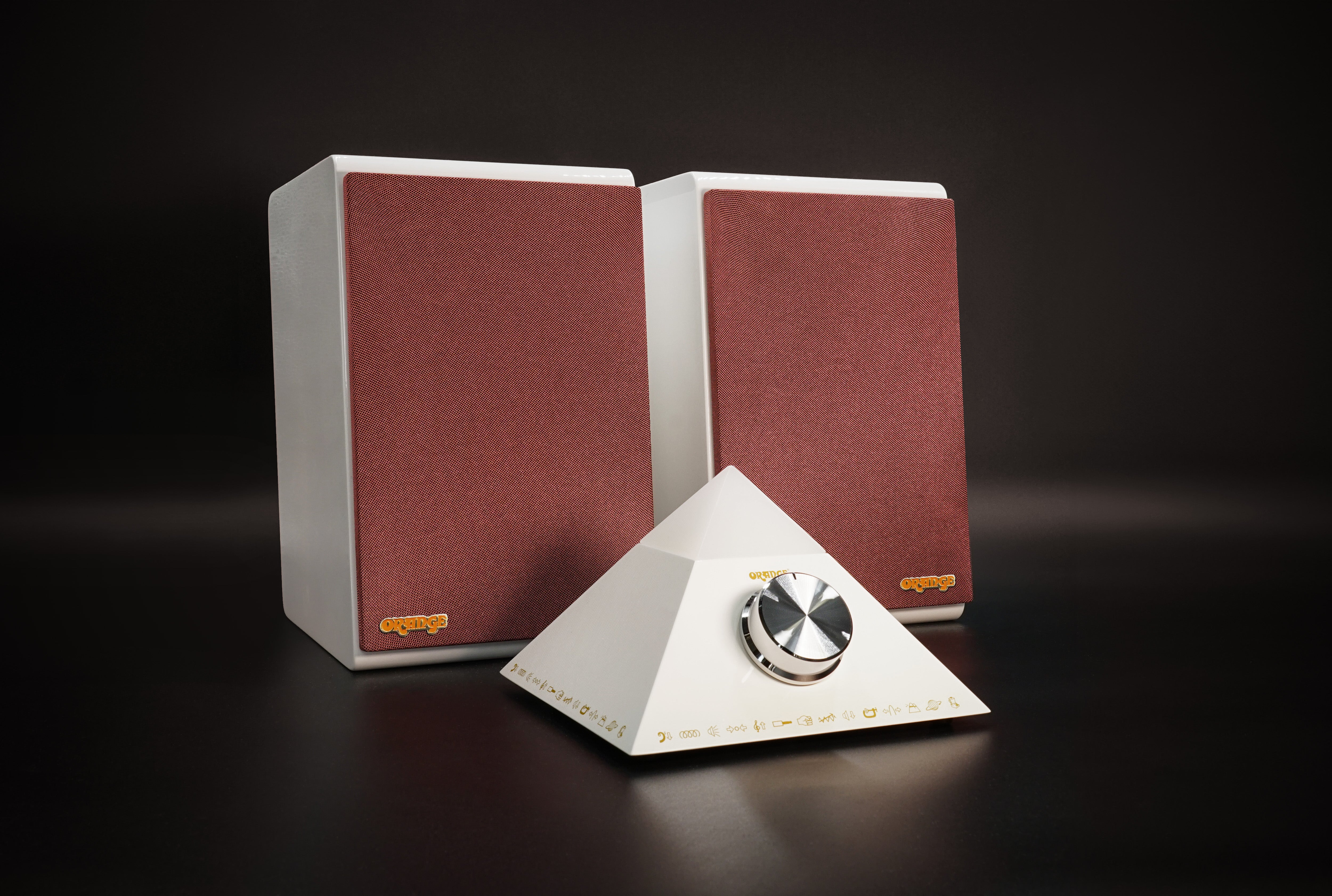 Pyramid Speaker Grills | interchangeable colour options – Orange Music ...